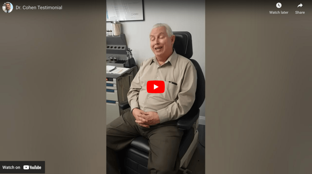 Testimonial for Dr Cohen